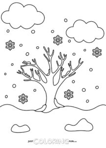 6 Weather Coloring Pages
