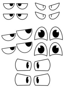 Googly Eyes Printable Templates | Just Family Fun