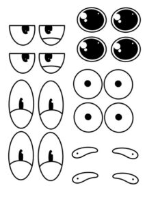 Googly Eyes Printable Templates | Just Family Fun