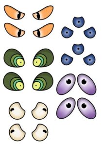 Googly Eyes Printable Templates | Just Family Fun