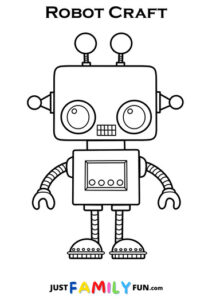 Free Printable Robot Craft Templates | Just Family Fun