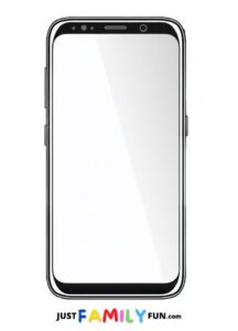 Printable Smartphone Coloring PDF | Just Family Fun