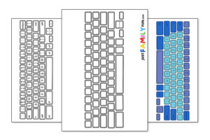 Printable Keyboard Practice Sheet | Just Family Fun