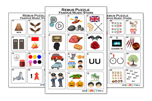 100+ Printable Rebus Puzzles With Answers (2025 PDF)
