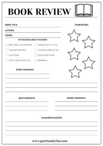 20 Free Reading Log Printable Templates