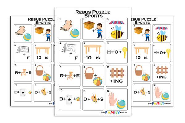 100+ Printable Rebus Puzzles With Answers (2025 PDF)