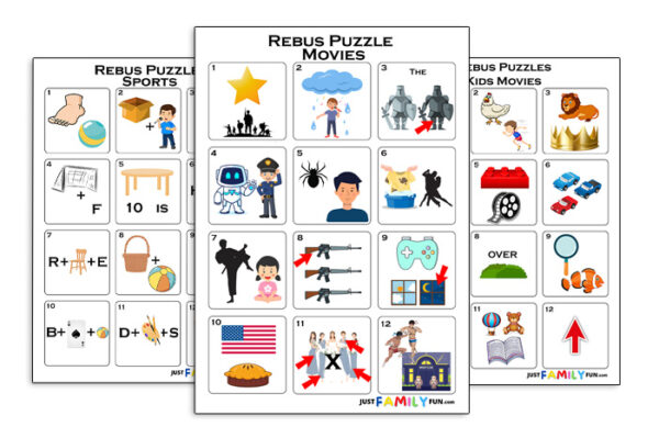 100+ Printable Rebus Puzzles With Answers (2025 PDF)