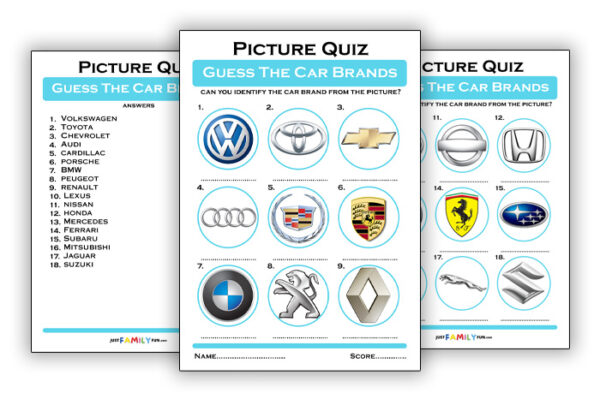 Printable Car Logo Quiz – Test Your Knowledge Now!