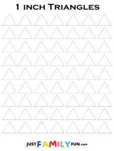Download Triangle Templates PDF | Free Printable