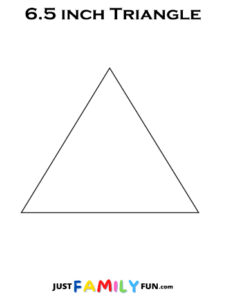 Download Triangle Templates PDF | Free Printable