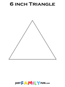 Download Triangle Templates PDF | Free Printable