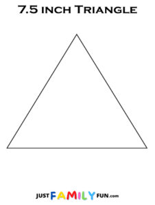 Download Triangle Templates PDF | Free Printable