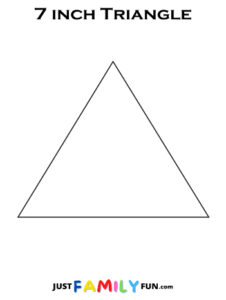 Download Triangle Templates PDF | Free Printable