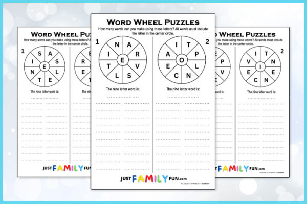 Printable Word Scrambles | Just Family Fun