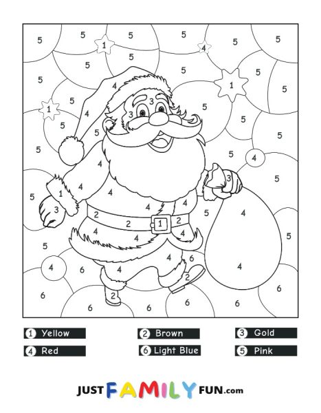 Download Color By Numbers Printables | Free PDF