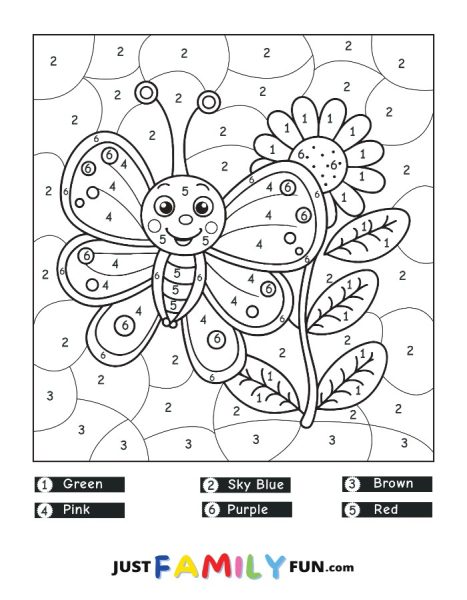 Download Color By Numbers Printables | Free PDF
