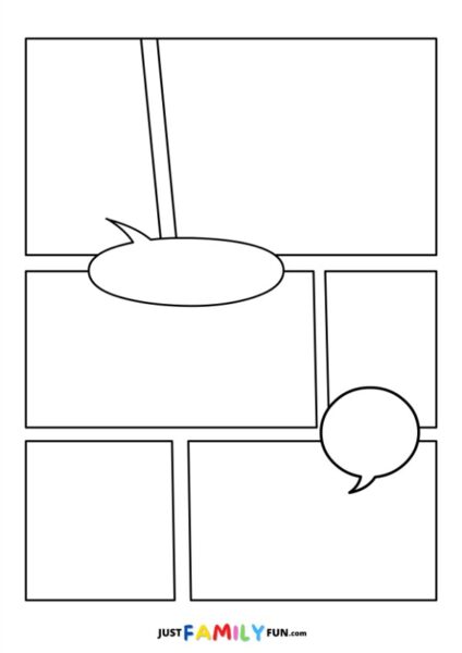 50 Free Comic Book Template Pages