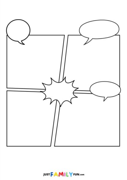 Download Comic Book Template | Free Printable