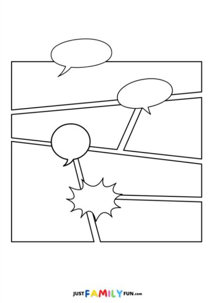 Download Comic Book Template | Free Printable