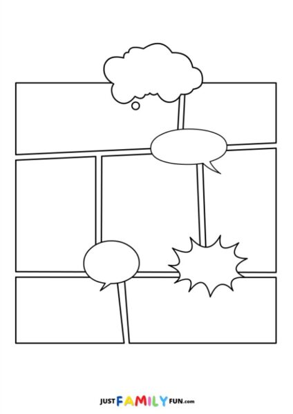 Download Comic Book Template | Free Printable