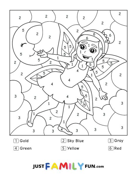 Download Color By Numbers Printables | Free PDF