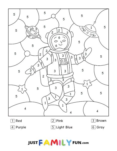 Download Color By Numbers Printables | Free PDF