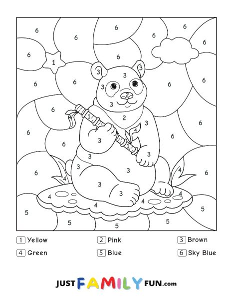 Download Color By Numbers Printables | Free PDF