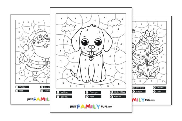 Download Color By Numbers Printables | Free PDF