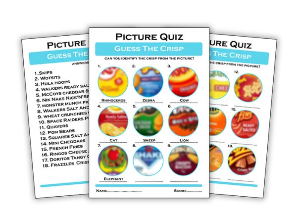 Picture Quizzes Printable Free | Just Family Fun