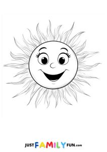 Free Download Printable Sun Templates | Just Family Fun