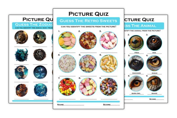 Picture Quizzes Printable Free | Just Family Fun
