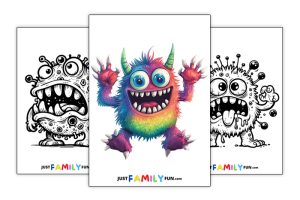 Monster Craft Templates To Download Free | Just Family Fun