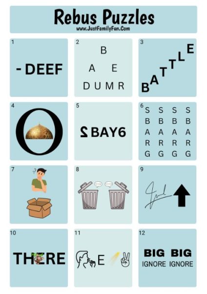 500 Rebus Puzzles And Answers – Challenge Your Brain Now!