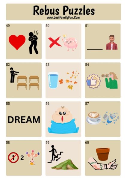 500 Rebus Puzzles And Answers – Challenge Your Brain Now!