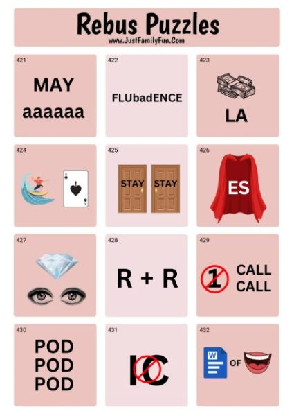 500 Rebus Puzzles And Answers – Challenge Your Brain Now!