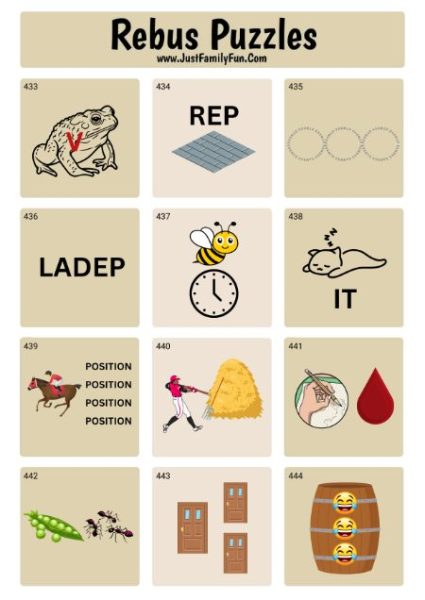 500 Rebus Puzzles And Answers – Challenge Your Brain Now!