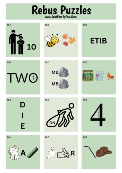 500 Rebus Puzzles And Answers – Challenge Your Brain Now!