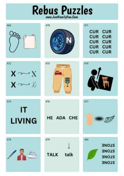 500 Rebus Puzzles And Answers – Challenge Your Brain Now!