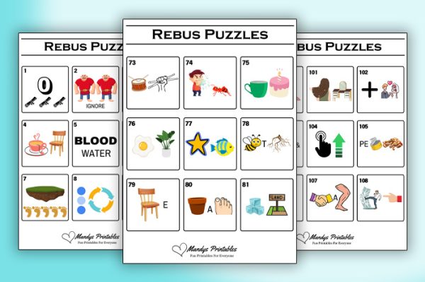 500 Rebus Puzzles And Answers – Challenge Your Brain Now!