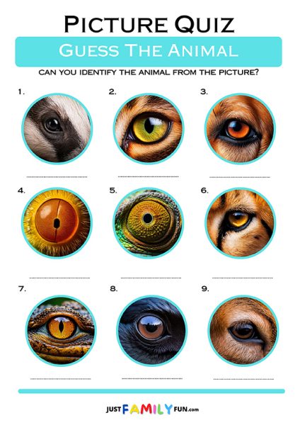 Download Guess The Animal Quiz PDF