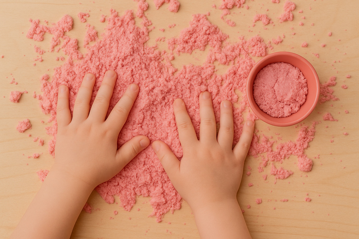 How To Make Moon Sand: Easy DIY Sensory Activity For Kids
