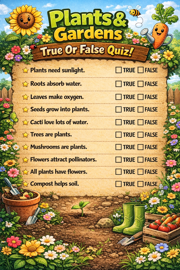 200 Printable True Or False Questions Worksheets